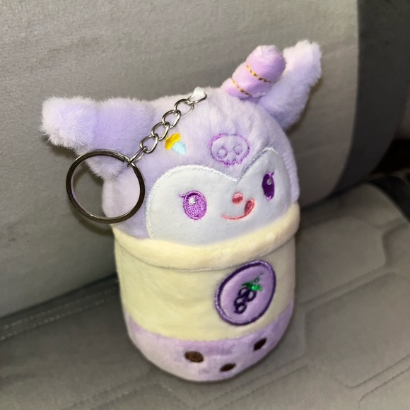 Toys | Kuromi Boba Keychain Plush | Poshmark